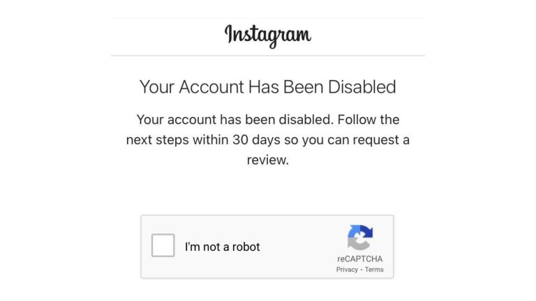 How to Recover a Disabled Instagram Account - weondie.com